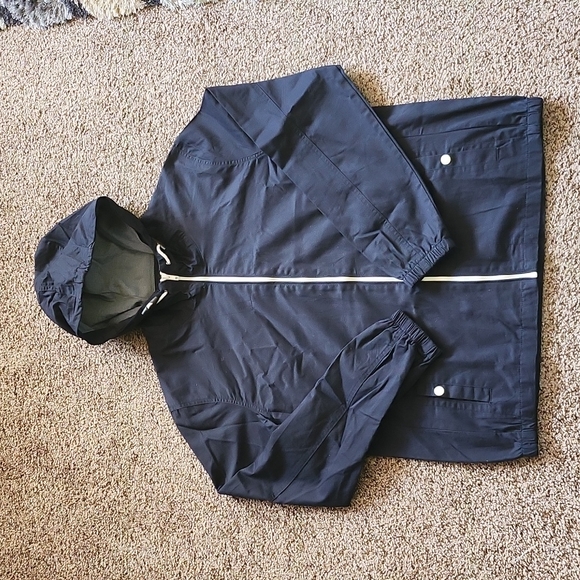 Craft + Flow | Jackets & Coats | Craftflow Navy Hoodie Jacket M | Poshmark